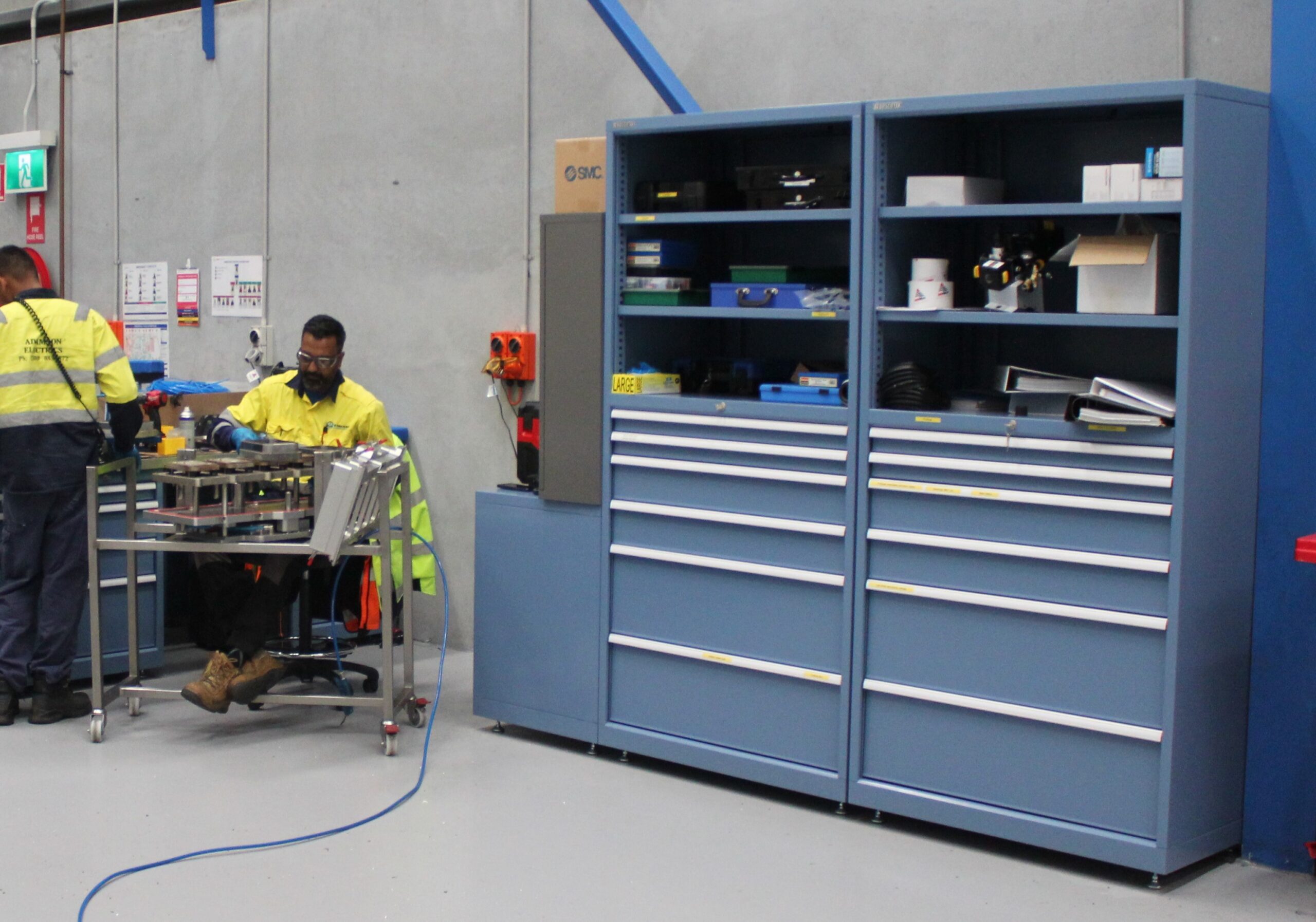Quality manufacturing produces heavy duty workshop cabinets - Boscotek ...